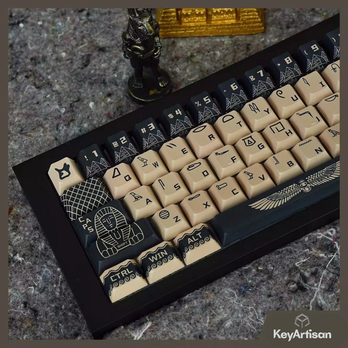 Cool Egyptian Pharaoh Theme Artisan Keycap Set – KeyArtisan