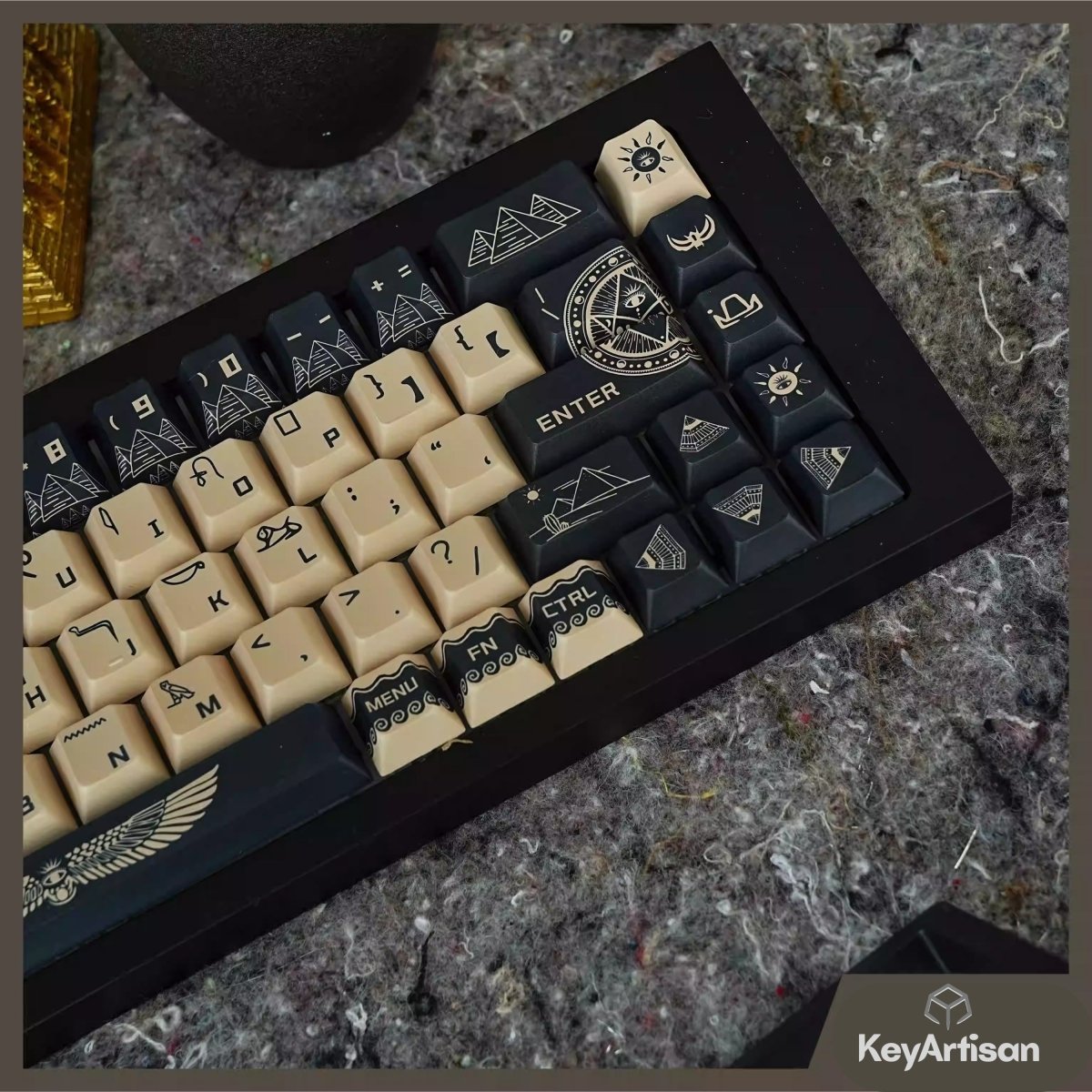 Cool Egyptian Pharaoh Theme Artisan Keycap Set – KeyArtisan
