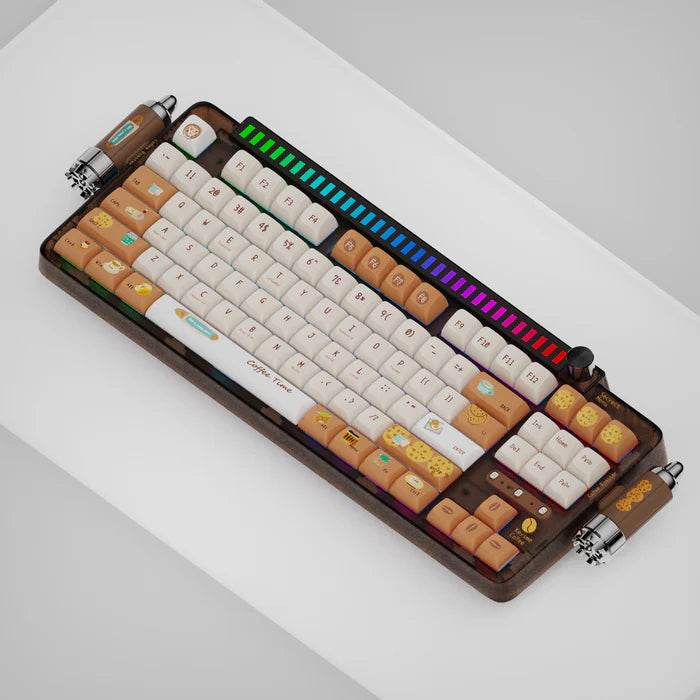 KeysMe Lunar 01 Mechanical Keyboard - Caramel Latte – KeyArtisan